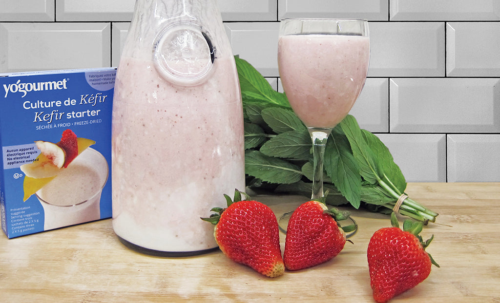 Fresh Strawberry Kefir – Foodsmiths
